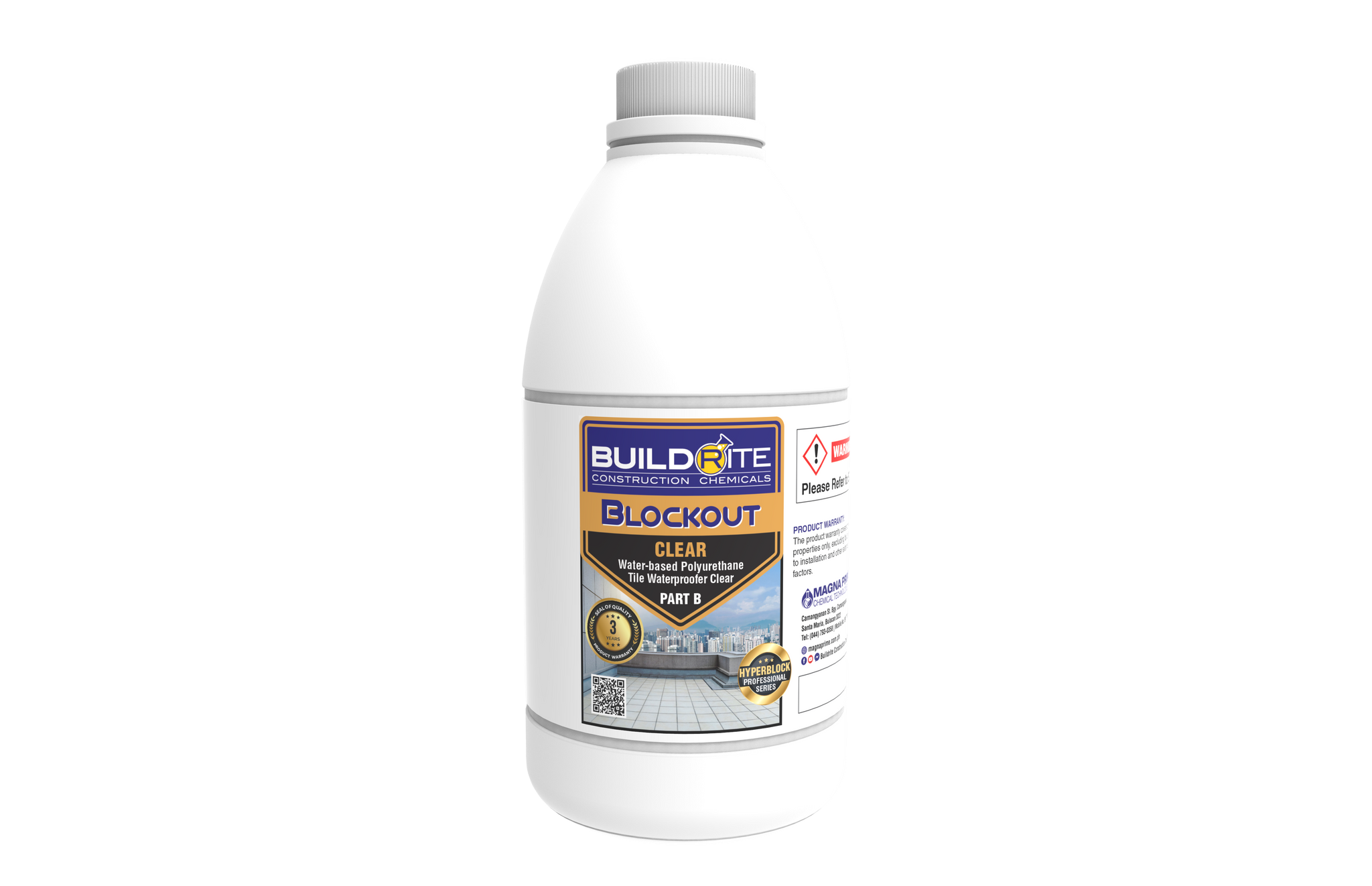 BUILDRITE BLOCKOUT CLEAR Water-based Polyurethane Tile Waterproofer Cl ...