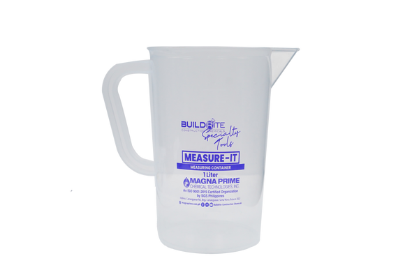 BUILDRITE SPECIALTY TOOLS MEASURE-IT MEASURING CONTAINER PITCHER 1 Lit ...