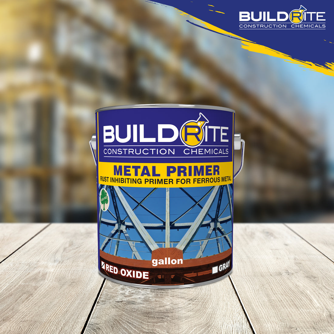 BUILDRITE METAL PRIMER RED OXIDE (Gallon) – Magna Prime Shop