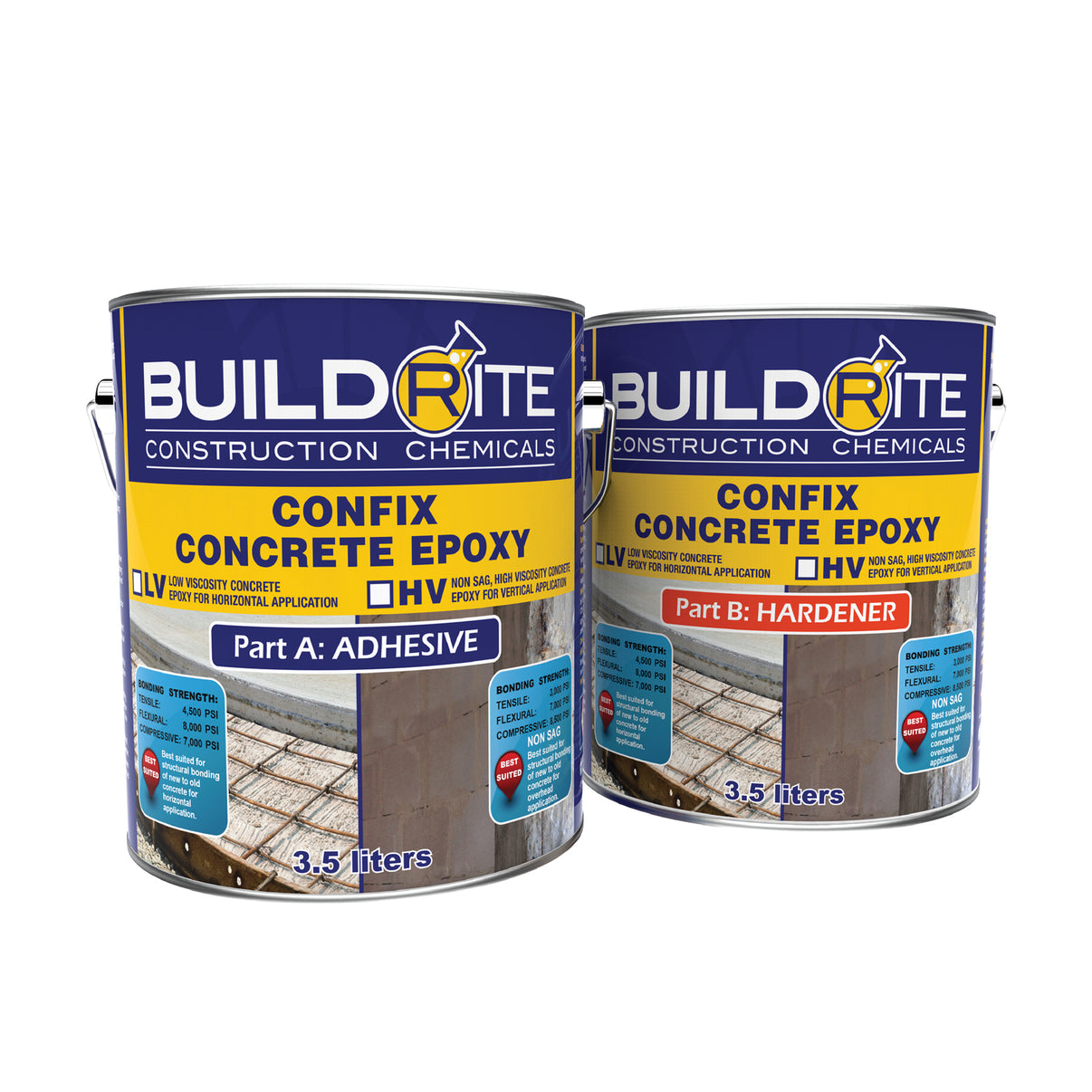 BUILDRITE CONFIX CONCRETE EPOXY HV (7 Liter set) – Magna Prime Shop