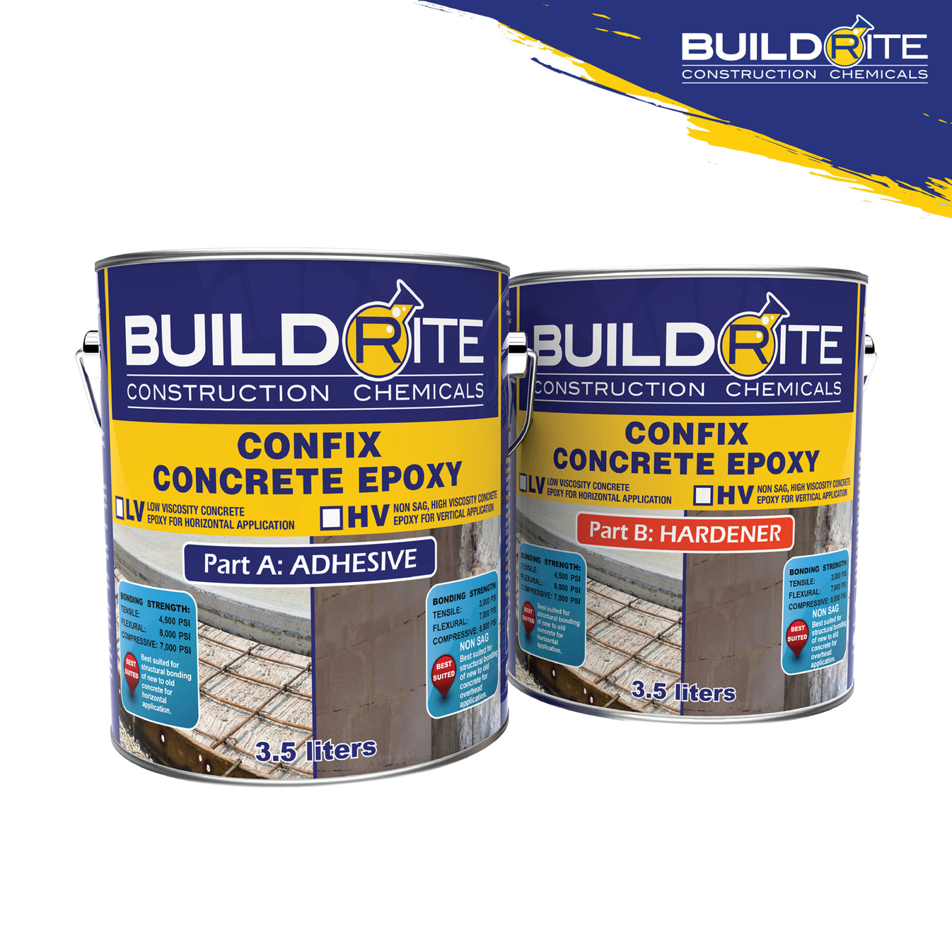BUILDRITE CONFIX CONCRETE EPOXY HV (7 Liter set) – Magna Prime Shop