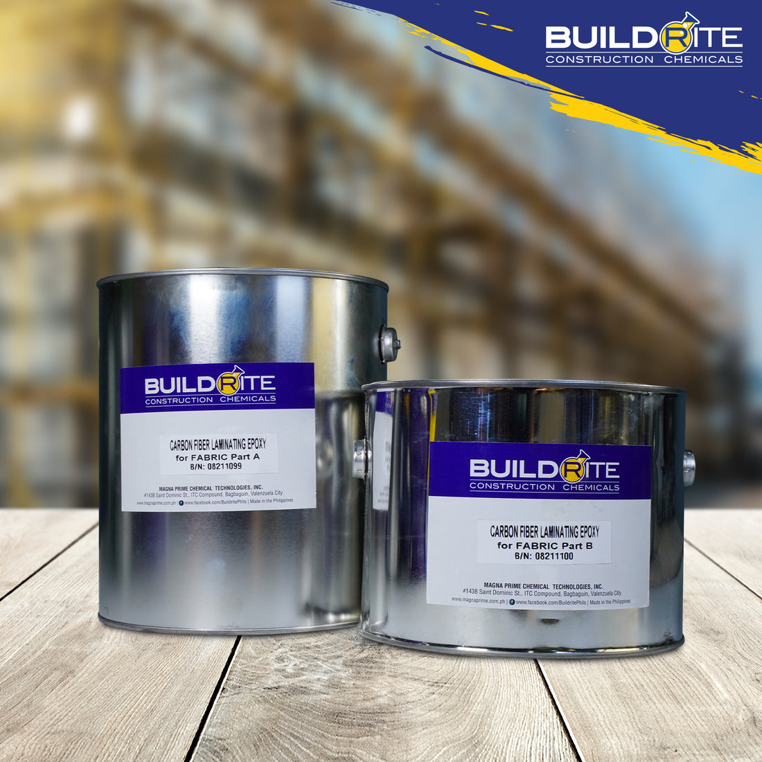 BUILDRITE CONFIX CARBON FIBER FABRIC EPOXY (3.8kg/set) – Magna Prime Shop