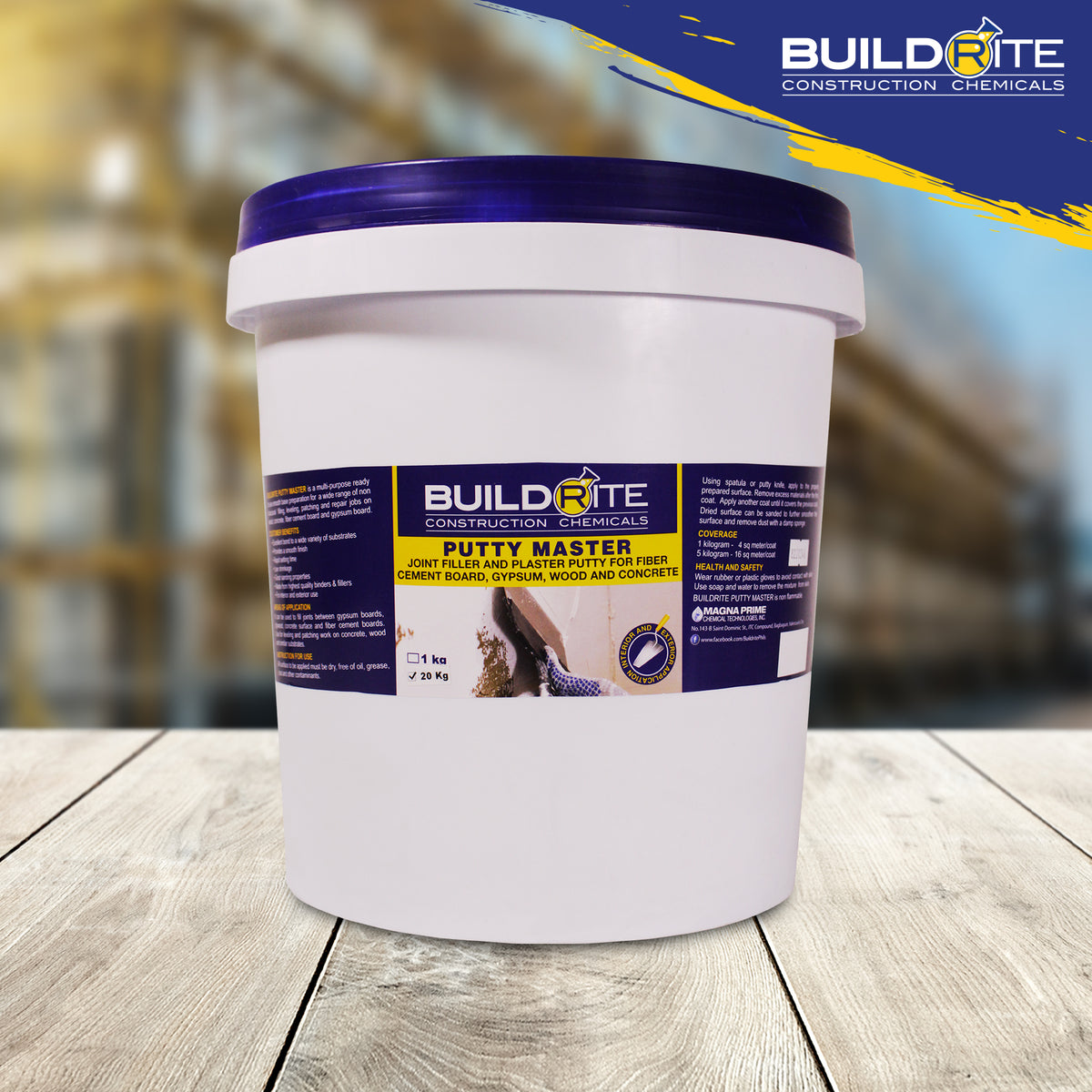 BUILDRITE PUTTY MASTER (Pail) – Magna Prime Shop