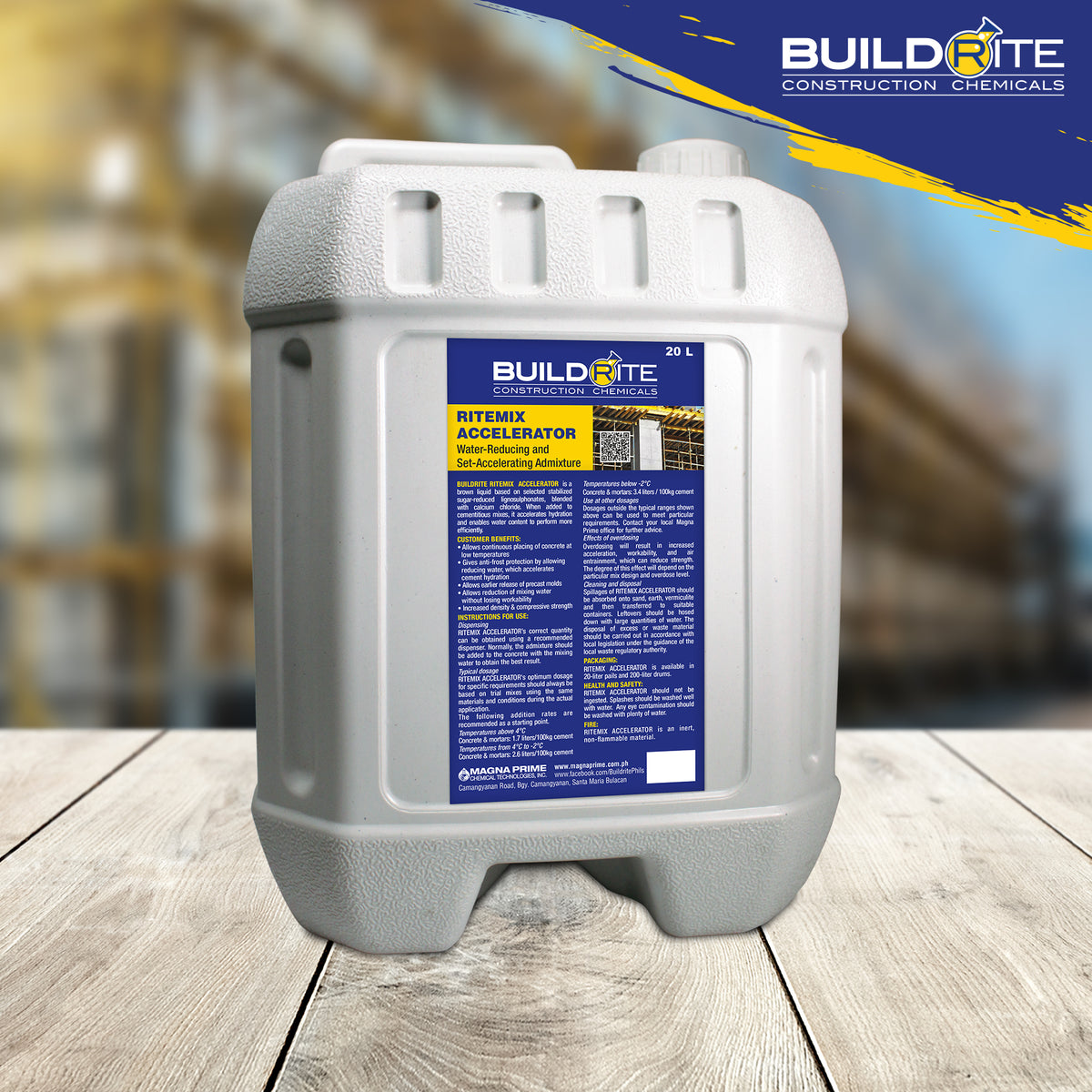 BUILDRITE RITEMIX ACCELERATOR (20L/cby) – Magna Prime Shop