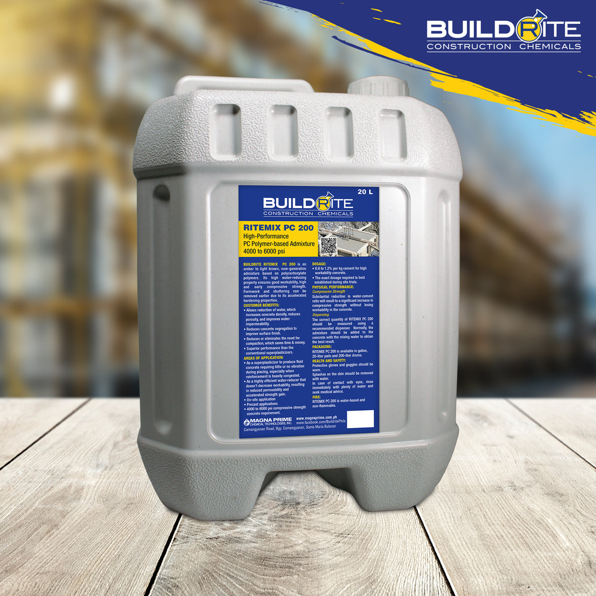 BUILDRITE RITEMIX PC200 (20 Liter/cby) – Magna Prime Shop