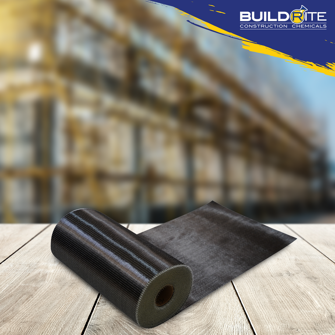 BUILDRITE CARBON FIBER FABRIC (300gsmx100Mx0.50M) – Magna Prime Shop