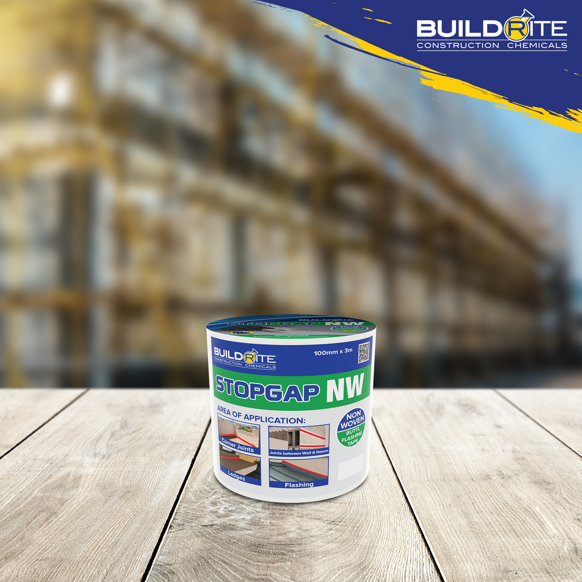 BUILDRITE STOPGAP NW (1x100mmx3m/roll) – Magna Prime Shop